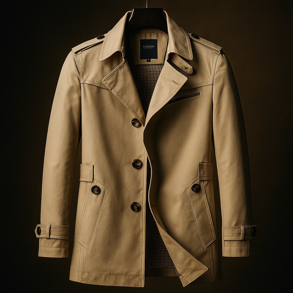 Lorenzo Cotton Trench Jacket – Avretti