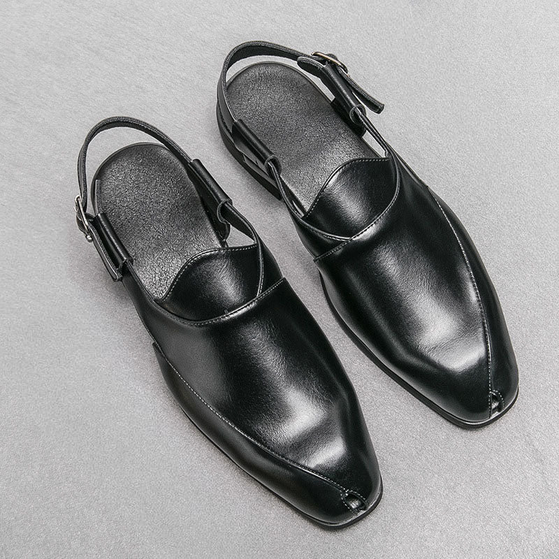 Giovanni Split-Toe Leather Shoes – Avretti